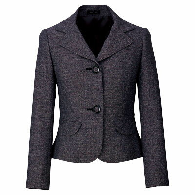 商品説明●秋冬用●素材：ストレッチソルティツィード/制電ストレッチ裏地●混率：ポリエステル71％・毛26％・アクリル2％・ポリウレタン1％●サイズ：5号(バスト/88、肩巾/37、着丈/50.5、袖丈/54.5)、7号(バスト/91、肩巾/...