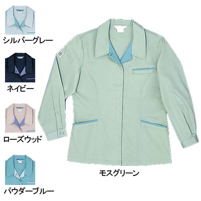 作業服 424S〜LL3L4L他のサイズを選ぶ●●●商品説明●関連商品※422エコ女子半袖スモック※424エコ女子長袖スモック※420エコ女子スラックス●春夏用●素材/ポリエステル65%・綿35%(エコ素材・T/Cソフトバーバリー)●サイズ...