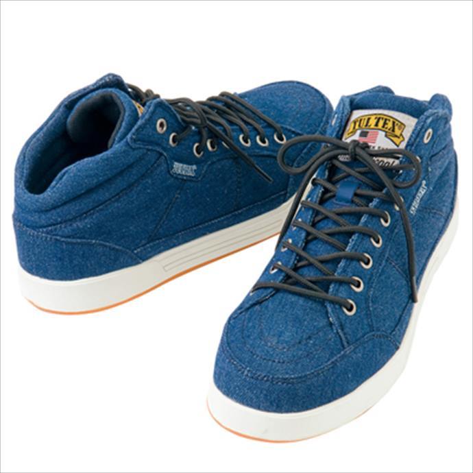 ●キャンバス素材のミドルカット・インソール踵部分に10mmEVA使用で足が疲れにくい●素材/甲被：キャンバス（撥水加工）　底：合成ゴム　先芯：鋼製先芯（JIS　S級相当）●重量：450g±10g（26cm・片足）●24.5・25.0・25....