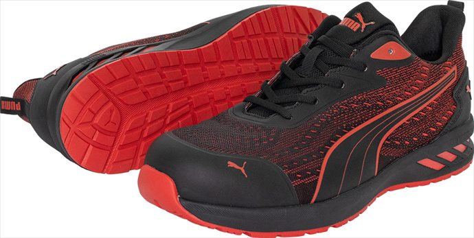 ■特徴：PUMAセーフティスニーカーの最軽量モデル。「セーフティニット」が足によく馴染み、屈む作業や不安定な足場でもノンストレスな履き心地。■素材：アッパー:合成繊維、ソール：合成底、先芯：グラスファイバー強化合成樹脂■ワイズ：EEE■生産...