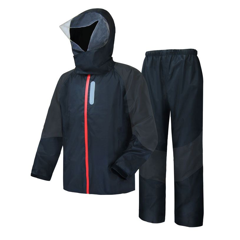 ■特徴・ハードシーンで活躍する、オックス生地＆パット入りの高耐久レインウェア・肩・肘・膝に丈夫なオックス生地を使用・肩・膝に挿入可能なパット2枚付属・耐水圧は10,000H2O以上、縫い目には防水テープ加工を採用し、抜群の防水性を実現・フロ...