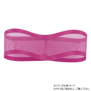 オーガンジーとサテンの良いところを掛け合わせた、気品ある逸品です。サイズ幅:19mm、長さ:30m個装サイズ：5×15×15cm重量個装重量：50g素材・材質ナイロン生産国日本fk094igrjs