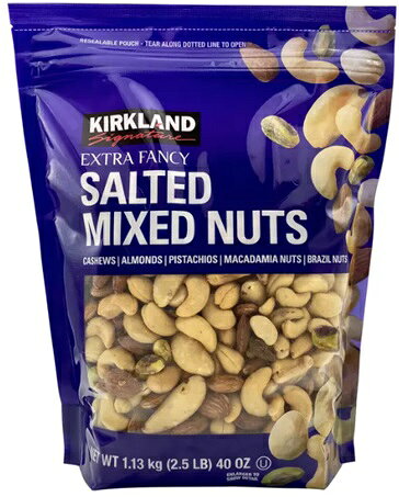 ■　商品内容 カークランドシグネチャー ミックス・ナッツ 1.13kg Kirkland Signature Mixed Nuts カシューナッツ アーモンド ピスタチオ マカダミアナッツ ブラジルナッツ 大容量の 1.13kg 栄養成分表...