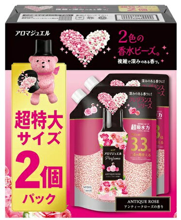 ■　商品内容 2色の香水ビーズin 上質で深みのある香りへ 香り付けビーズで重なり合い、深みのある香り 柔軟剤に比べて超吸水*。ドライヤー時間短縮！(*当社柔軟剤比。複数回洗濯後。) 香りが12週間長続き*するので、お気に入りのヘビロテ服*...