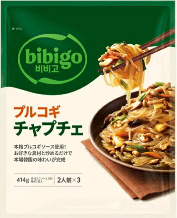 &nbsp; 【商品内容】 もちもち食感のさつまいも春雨を使用 4種の具材入り 内容量：414g 2人前 x 3 フライパンひとつで簡単に韓国本来の味を感じることができる！さつまいも春雨でつるつる、もちもちの食感！多彩な具材入り(たけのこ、...