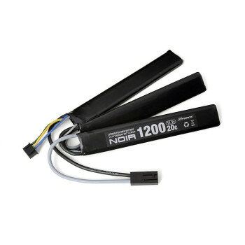電動ガン用にチューニングされたLiPoバッテリーです。優れた放電特性でバツグンのキレとレスポンスを実現します。エアガン用バッテリーです。※エネルギー密度が400Wh/L以下のためPSE対象外です。サイズ122×20×5.5mm(×3枚)個装...