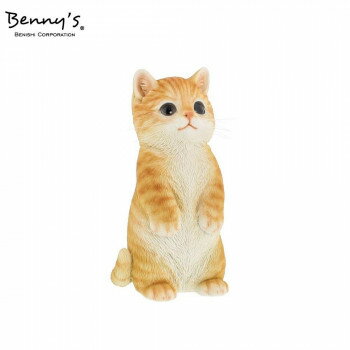 リアルな造形の猫のオブジェです。※直射日光や風雨で変色する場合があります。※PC環境により画像の質感などが実際と異なる場合があります。※表示サイズが実際と多少異なる場合があります。予めご了承ください。※やむを得ず商品仕様を予告なく変更する場...