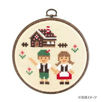 初心者向け。1日で完成。かんたんクロス・ステッチ。製作時間の目安は4〜5時間。サイズ出来上がり寸法:額内径:15.5cm個装サイズ：31.8×19.8×1.2cm重量約111g個装重量：111g素材・材質綿100%仕様(打込目数)9カウント...