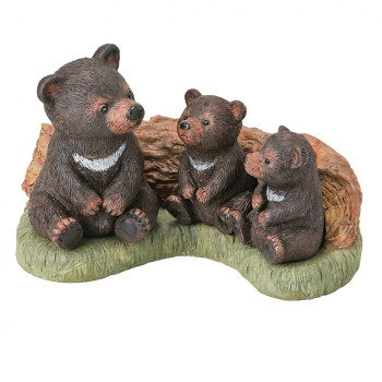 クマの親子のかわいい置物は、なんと傘立て!!直径約2cmの穴が3つ開いており、3本の傘をかわいく収納できます。サイズ(約)W22×L16×H13.5cm個装サイズ：20.0×27.5×19.5cm重量個装重量：2400g素材・材質レジン・ス...