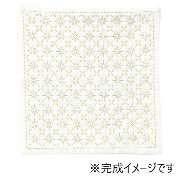 自分で作るので愛着がわくこと間違いなし!ハンカチは3重ガーゼを使用しています。図案は布にプリント済。※こちらはキットです。完成品ではありません。サイズ出来上がり寸法:約縦20cm×横20cm個装サイズ：30×20×9cm重量個装重量：38g...