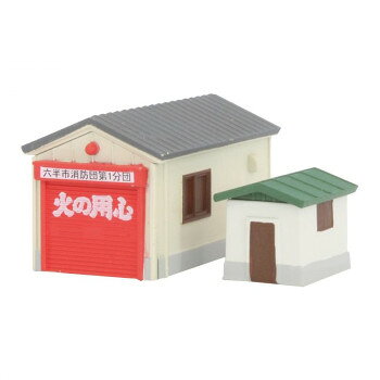 ガレージはパーツを組み替えることで、ガレージ・消防小屋に変更可能。用途に合わせて様々な使い方が可能です。※Zゲージ(1/220スケール)規格製品です。サイズガレージ:W3.8×D2.2×H2.2cm、小屋:W1.75×D1.3×H1.32c...