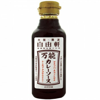 中濃タイプのカレーソースです。なんば自由軒のオリジナルカレー粉を使用してスパイシーな仕上がりで、揚げ物や料理の下味等、普段のソース料理にたっぷりかけてお召し上がりください。サイズ個装サイズ：37.5×23.8×17.7cm重量個装重量：95...