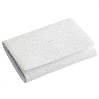 10ポケットのカードケース。ショップカードや診察券など、財布に溜まりがちなカード類のスッキリ収納に役立ちます。しっかりとホールドされる三つ折り構造なのでバッグ内でも安心です。サイズ三つ折り時:W106×H70mm個装サイズ：7×11×1cm...