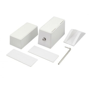 ネジが見えない構造で、見た目がスッキリ見えるのがポイント!DIYで、自宅での時間をもっと楽しく、もっと快適に。サイズ個装サイズ：13×10×5cm重量個装重量：215g素材・材質樹脂部分:ABS樹脂すべり止め:シリコン専用金具:鉄生産国中国...