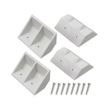 ネジが見えない構造で、見た目がスッキリ見えるのがポイント!DIYで、自宅での時間をもっと楽しく、もっと快適に。棚板は120cmまでの長さのものを使用して下さい。サイズ個装サイズ：13×8×7cm重量個装重量：160g素材・材質樹脂部分:AB...