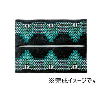 たくさんの糸で納得の刺しごこちです。※キットの中には針が入っています。お取り扱いの際には、十分ご注意ください。サイズ約縦9cm×横12cm個装サイズ：24×14.5×1.5cm重量個装重量：25g仕様初級〜中級者向け【打込目数】縦10X横1...