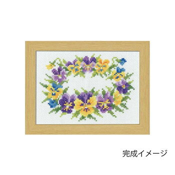 月日の流れを美しい季節の花々で表現したクロス・ステッチキットです。サイズ出来上がり寸法:額外径:約15cm×20cm、額内径:約11.6cm×16.6cm個装サイズ：30×20×10cm重量約200g個装重量：30g仕様打込目数:13カウン...