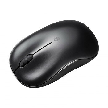 スタンダードな3ボタンのBluetoothマウスです。Bluetooth Ver.5.0規格に対応し、Bluetooth内蔵のパソコンにレシーバーなしで接続できます。通信範囲が半径10mの広範囲で安定したデータ通信が可能です。スマートフォン...
