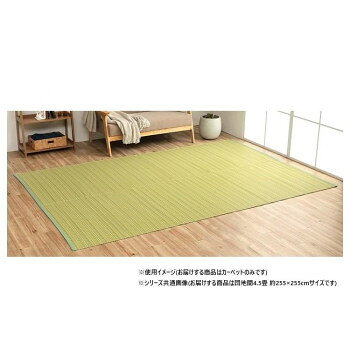 細いストロー状のような素材を細いパイプ状にして織り込んだ敷物。強度が高くしっかりとしています。カビが発生しにくい素材なので、ダニなども寄り付きにくいです。一般的な除菌スプレーで拭いても色落ちせず、常に清潔な状態を保つことができます。リビング...