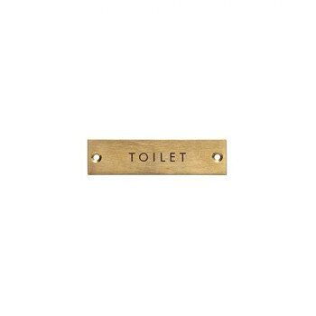 小さめのサインプレートでドアや壁にちょっとしたアクセントを。印刷ではなく、レーザーで彫り込んだ文字だからチープさは感じさせません。サイズW8×D0.2×H2cm、ネジ穴:Φ0.3cm個装サイズ：15.5×5.5×0.3cm重量個装重量：30...