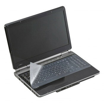 テンキー付きの中型、大型ノートパソコンにも対応します。0.15mmの超薄素材で、キーボードの文字がくっきり見えます。薄くて肌触りが良いので、かけたまま快適な入力作業が行えます。放熱性の高いシリコン製なので、高熱になるノートパソコンでも安心し...