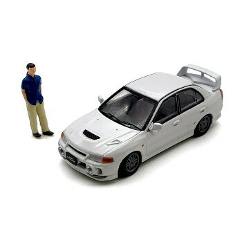 1/64スケール、三菱 ランサー エボリューション IVカスタム ID ホワイト フィギュア付のモデルカーです。サイズ個装サイズ：10.0×10.0×1.0cm重量個装重量：41g素材・材質ダイキャスト他仕様スケール:1/64生産国中国fk...
