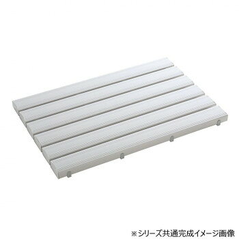 滑りにくく衛生的に使える軽くて丈夫な定番スノコです。抗菌加工を施しており、湿気の多い場所でも清潔さをキープしてくれます。※屋内にてご使用ください。サイズ約600×900×厚さ48mm個装サイズ：60.0×90.0×4.8cm重量個装重量：1...