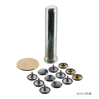 縫製しにくい厚手の記事にもお使いいただけます。※生地の種類によっては打ち抜けない場合もございます。その場合は市販の穴あけ具を使用してください。サイズ個装サイズ：10×10×5cm重量個装重量：300g素材・材質打ち具:鉄アタマ:真鍮アシ:ア...