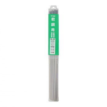 軟鋼用の溶接棒。低電流薄板用となります。サイズ350×Φ3.2mm個装サイズ：37×4×4cm重量個装重量：1050g仕様内容量:1kg電流範囲:80〜130A(下向)、60〜110A(立・上向)生産国中国fk094igrjs