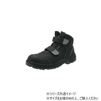 マジックタイプの作業靴です。先芯部本革使用で帯電した静電気を除去し、粉塵の付着を防止します。反射材付きでハイカットのため、踝まで安全です。サイズ23.5cm個装サイズ：29.8×24×11.8cm重量約470g個装重量：1380g素材・材質...