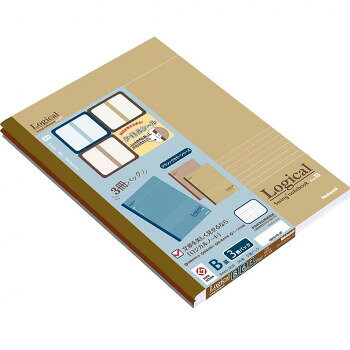 クラシカルな落ち着いたカラーで年齢を問わずお使いいただける「クラシックカラーシリーズ」の3冊パック品です。本文罫に分割メモリを入れるなど工夫を凝らした「ロジカル罫」を採用しています。サイズセミB5:ヨコ179×タテ252×厚み9mm個装サイ...