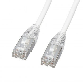 ケーブルが柔らかく、絡みにくい「やわらかLANケーブル」です。伝送速度10Gbps、伝送帯域600MHzを実現した、10ギガビット対応LANケーブルです。ツイストペアをシールド、更に4ペアをシールドした、二重シールド構造で、エイリアンクロス...