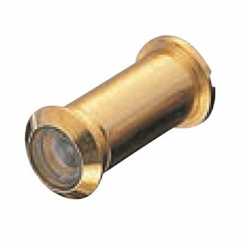 ドアに取り付けるドアスコープです。サイズ外径:Φ15mm、取付け穴:Φ12mm、ドア厚:28〜43mm個装サイズ：13.0×7.2×2.4cm重量個装重量：22g素材・材質真鍮ステンレス仕様視界:160度生産国中国fk094igrjs