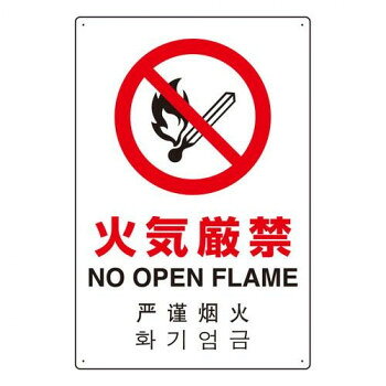 四カ国語対応。注意喚起に役立つ安全標識です。サイズ450×300mm、取付穴:φ2.5mm個装サイズ：47×32×2cm重量個装重量：1000g素材・材質アルミ仕様厚さ:0.9mm取付穴(端部):4ヵ所JIS・Z・8210・2017規格準拠...