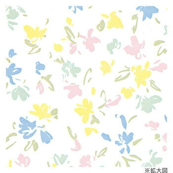 白地に淡いトーンの花が散りばめられた包装紙です。※三つ折りの状態でポリ袋入れの商品になります。あらかじめご了承ください。サイズ1058×757mm個装サイズ：80×40×4cm重量個装重量：1202g素材・材質上質紙生産国日本fk094igrjs