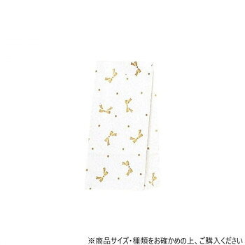可愛いリボンを散りばめたマチの小さい角底袋です。サイズ幅90×マチ50×高175mm個装サイズ：18.4×9.6×7.2cm重量個装重量：380g素材・材質晒クラフト紙生産国日本fk094igrjs