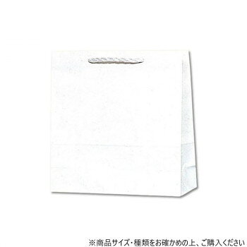 袋本体の穴に通した手紐を結んで取り付けたタイプの手提げ紙袋です。口を内側に折り返し、ボール紙を挟んで強度を持たせています。正面の見た目がほぼ正方形のオールマイティモデル。汎用性の高い白無地。サイズ幅320×マチ115×高330mm個装サイズ...
