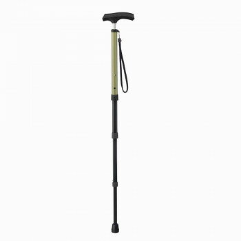 収納時サイズは41cmと驚くほどコンパクトです。持ち運びに便利な伸縮杖です。部品を緩めたりせずに、引っ張るだけで伸ばせて、縮める時もボタンを押して、戻すだけです。瞬時に伸縮できるので、使いたい時にすぐに使えます。片手でも伸縮可能です。サイズ...
