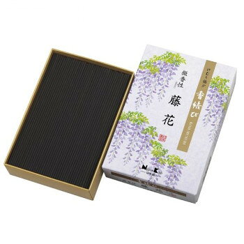 お線香のけむり・香りも慎ましやかに、手を合わせこころ結びあうひとときの清澄感を大切にした「香結び」シリーズ。艷やかな振袖にも譬(たと)えられる優美な花房が風に揺れるたび、辺りに広がる「藤花(とうか)」の馨しさ。その優雅なやすらぎに満ちた香り...