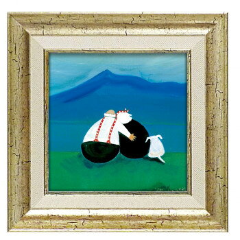 絵と額がセットになった商品です。サイズH23.5×W23.5×D1.8cm個装サイズ：24.0×24.0×3.0cm重量(約)400g個装重量：500g素材・材質樹脂フレーム仕様絵の表面:特殊ゲル加工セット内容絵×1額×1生産国日本fk09...
