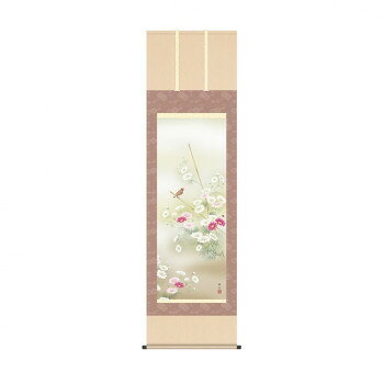 か細い茎を風に揺らしながら、天に向かい精一杯に花を咲かせる秋桜。風に倒れながらも健気に枝を伸ばす姿に、人の生きる道を垣間見る作品です。※受注生産品のため、ご注文後のキャンセルはお受けできません。サイズ幅54.5×高さ約190cm個装サイズ：...