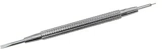 ■　商品内容 新型 バネ棒外し 両Y先 【本体サイズ】全長142mm　【先端】両Y先 幅1.2mm/3.0mm 従来品よりも太い柄や持ちやすい滑り止め形状に改良され、より手に馴染み作業の安定感や疲れにくさがアップしています。 ■　送料・配送...