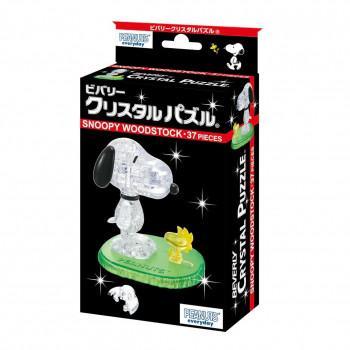 このパズルは透明のピースを組み上げる立体ジグソーパズルです。完成すると、クリスタルのように美しく輝くインテリアとして楽しめます。芝生の台座にスヌーピーとウッドストックを並べて飾ってください。サイズ個装サイズ：10×15×5cm重量個装重量：...