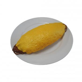 オムそばの食品サンプルです。サイズ縦22×横22×高さ5cm個装サイズ：24×24×5cm重量350g個装重量：350g素材・材質軟質塩化ビニール生産国日本fk094igrjs