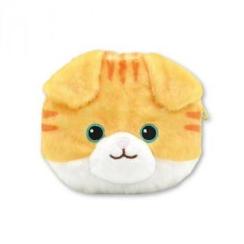 かわいい猫のフェイスポーチです。小物アイテムを入れちゃおう。サイズ約H9.5(耳含まず)×W10.5×D4.5cm個装サイズ：4.5×10.5×9.5cm重量約21g個装重量：21g素材・材質ポリエステル、PP、ナイロン、合金生産国中国fk...
