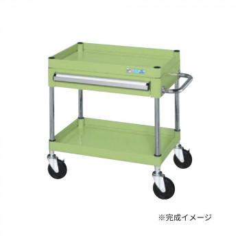 棚板を逆さにするだけで、皿型・フラット型と組み替えることができます。安価で耐久性に優れるゴム車を採用。収納に便利な引出し付です。※配達希望日の明記は可能ですが、確約ではございません。※この商品は5個口での出荷になります。(目安個装サイズ:1...