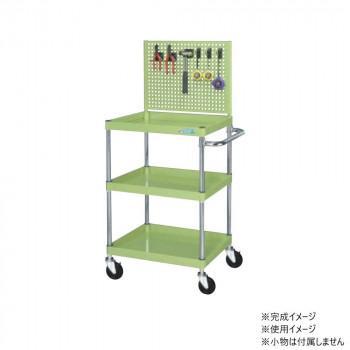 棚板を逆さにするだけで、皿型・フラット型と組み替えることができます。安価で耐久性に優れるゴム車を採用。天面によく使うものを収納できるパンチングパネル付。※配達希望日の明記は可能ですが、確約ではございません。※この商品は6個口での出荷になりま...