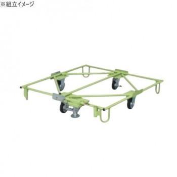フロアストッパー付で、任意の位置に台車をロックする事が出来ます。※配達希望日の明記は可能ですが、確約ではございません。※この商品は2個口での出荷になります。(目安個装サイズ:1110×1110×220mm:19.2kg/210×350×17...