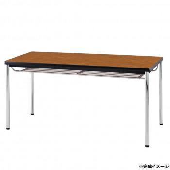 棚付きなので、書類やノートパソコンなどを入れることができます。使いやすいデザインの会議用テーブルです。丸脚です。サイズ幅1200×奥行600×高さ700mm/脚間寸法1100mm個装サイズ：12.2×65×10cm重量17.2kg個装重量：...
