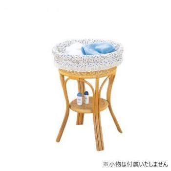 タオルやサニタリーバス用品などの一時置きとして、おしゃれな丸型タイプの籐ランドリーです。天然素材の籐で心やすらぐ空間を。衣類などがひっかからない、取り外し可能なフリルカバー付です。サイズ幅54×奥行54×高さ70cm個装サイズ：74×56×...